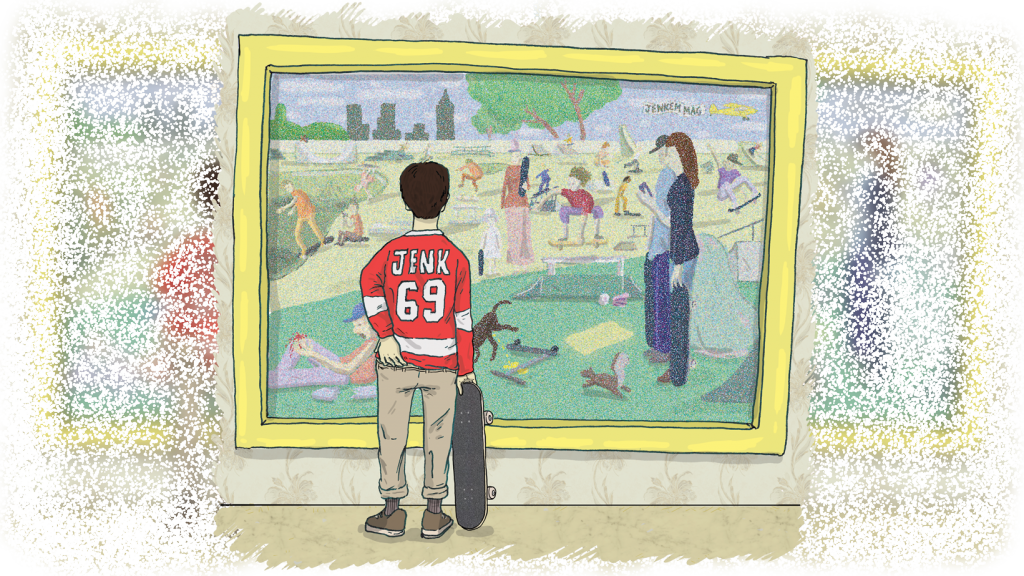 WHAT DOES A REAL ART CRITIC THINK OF SKATE ART? (ROUND 3) - Jenkem Magazine